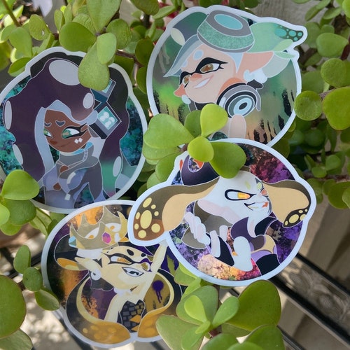 Splatoon Stickers Squid Sisters off the Hook Agents 3 and - Etsy