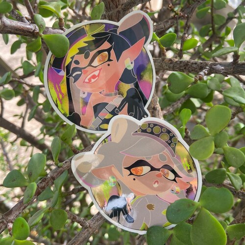 Splatoon 2 : Deep Cut Squid Sisters off the Hook Stickers - Etsy