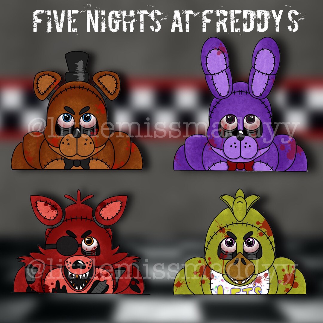 Five Nights at Freddy's Decals - Etsy