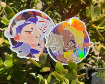 Splatoon 3 Holographic Stickers - Etsy