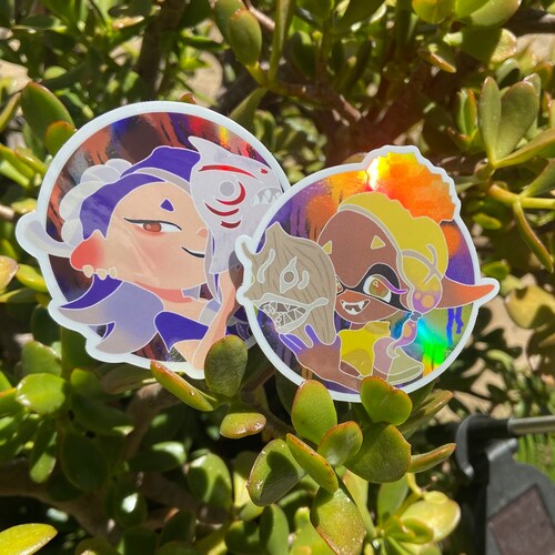 Splatoon 3 Mr. Grizz Vinyl Stickers - Etsy