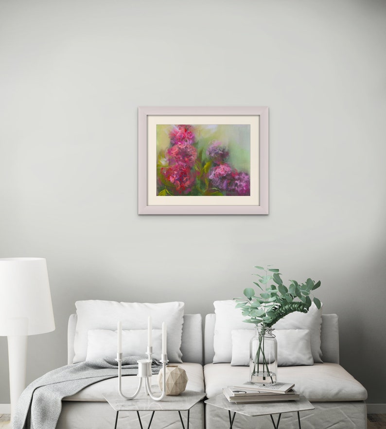 Original Soft Pastel Botanical Wall Art Handpainted Spring - Etsy