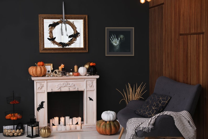 Original Framed Creepy Cute Artwork Alien Macabre Wall Art - Etsy