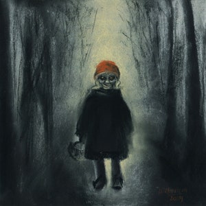 Digital Download Printable Creepy Children Dark Gothic Art Set: 5 ...