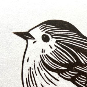 Robin Linocut Art Print Original Linocut Nature Print - Etsy