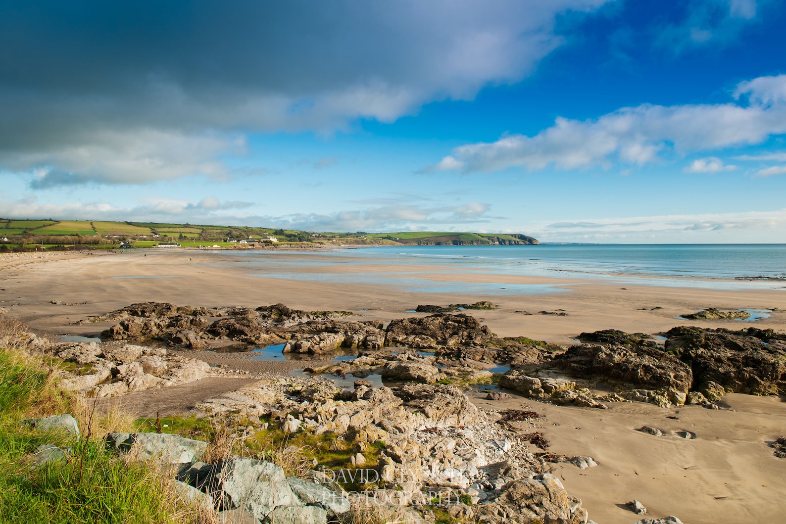 Sunshine on Clonea Beach, Dungarvan Waterford, Ireland, Irish Landscape ...
