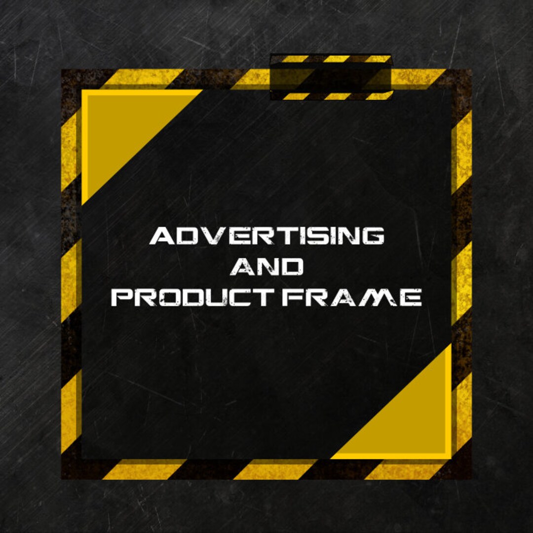 Advertising Frame - Construction Themed One - Web and Etsy Product ...
