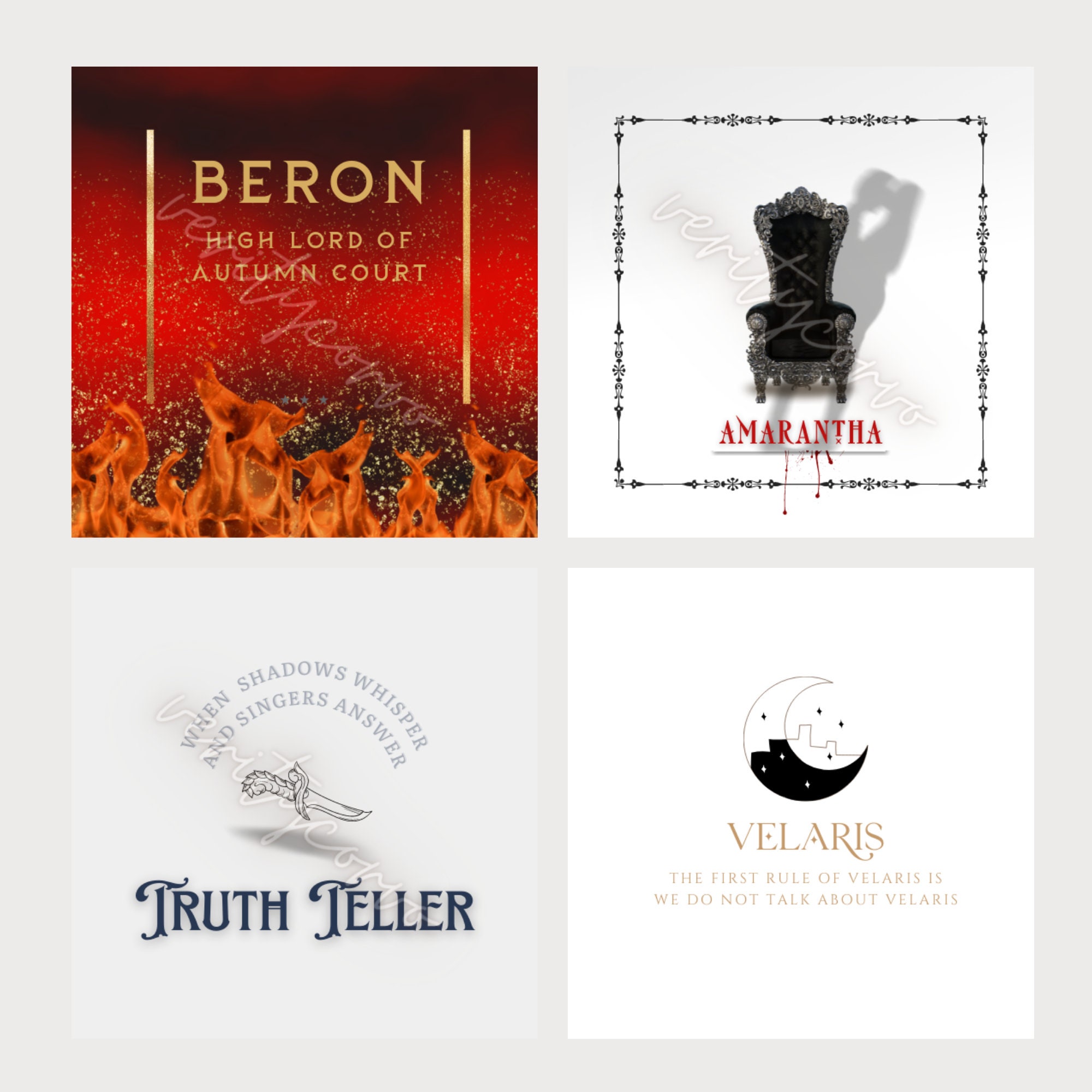 58 ACOTAR Series PNG SVG - Etsy