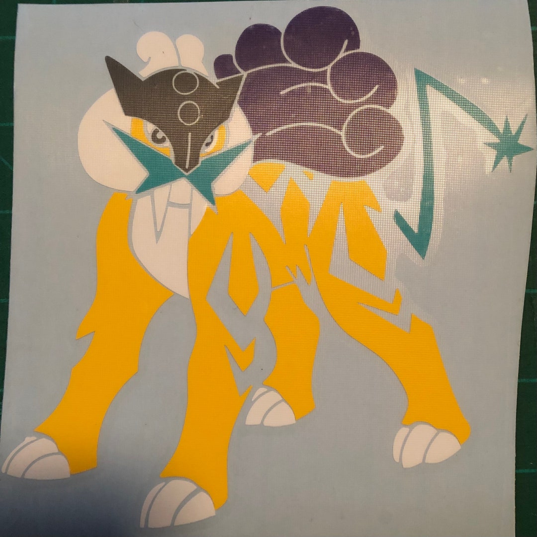 6 Poke Electric Cat Vinyl Decal - Etsy