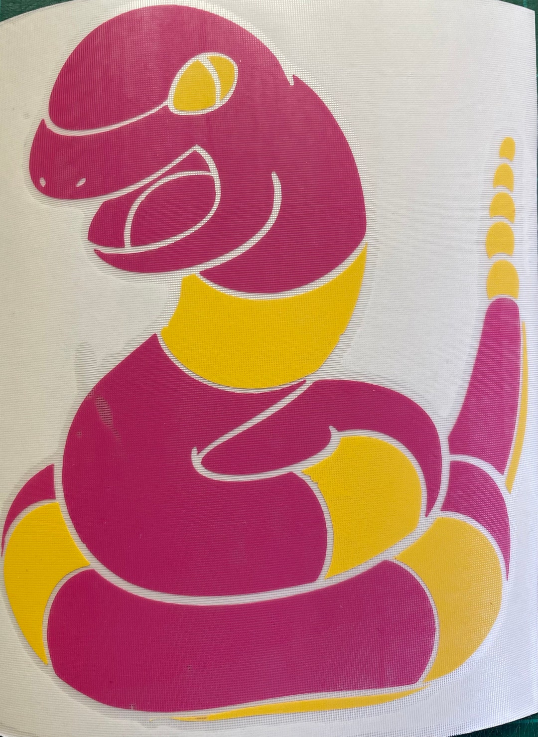6 Poke Snake Vinyl Decal - Etsy