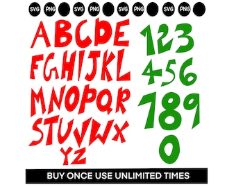 Grinch Font | Etsy