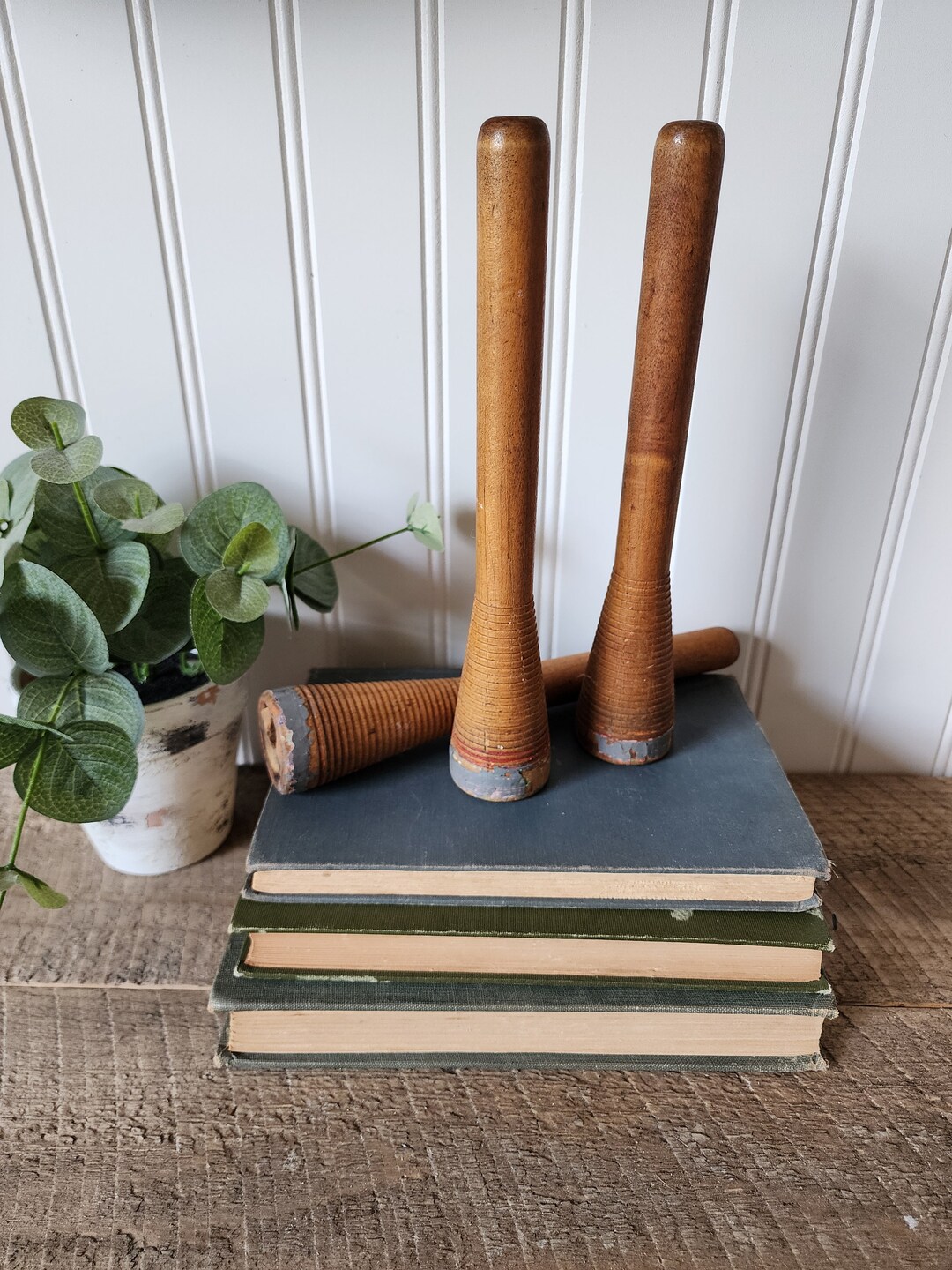 Vintage Wooden Bobbin Spool - Etsy