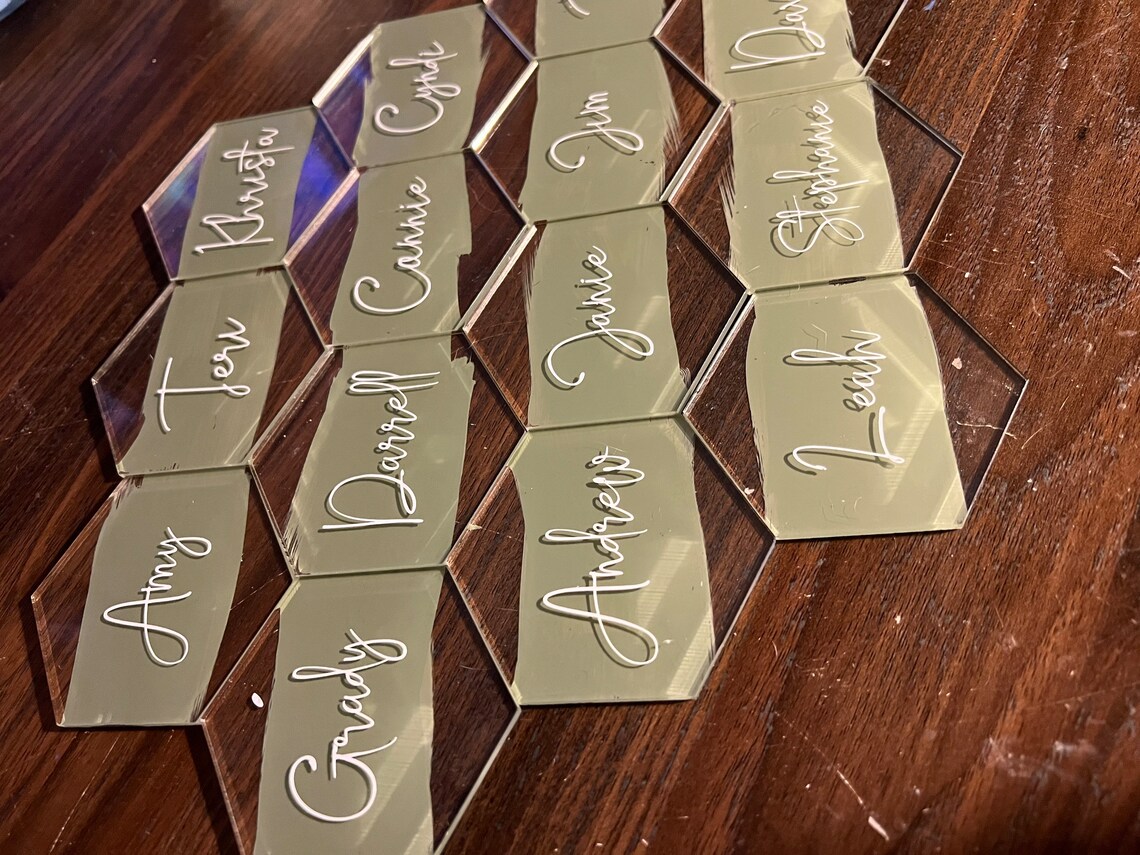 Name Plate| Acrylic Name Signs| Hexagon Name Plates| Custom Name Plates ...