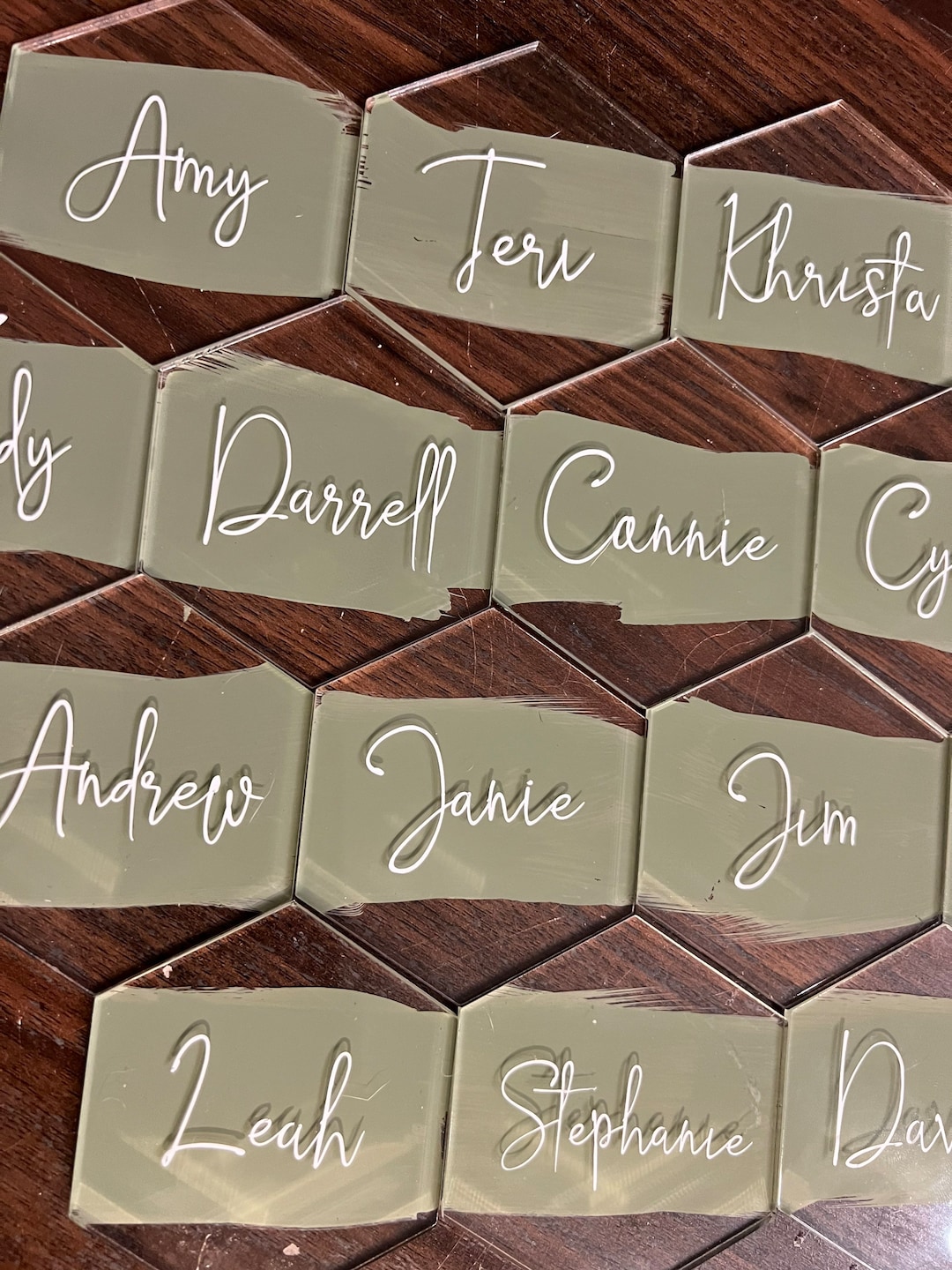 Name Plate| Acrylic Name Signs| Hexagon Name Plates| Custom Name Plates ...