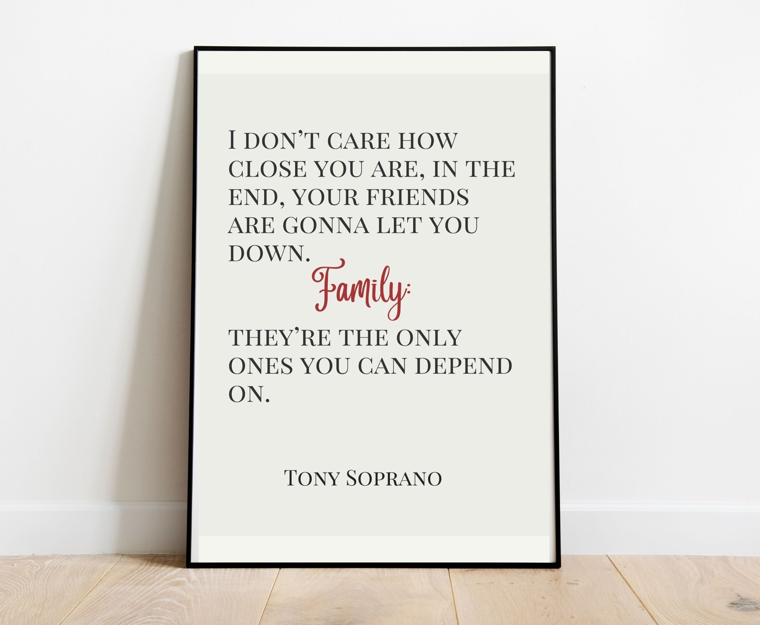 Tony Soprano Quotes