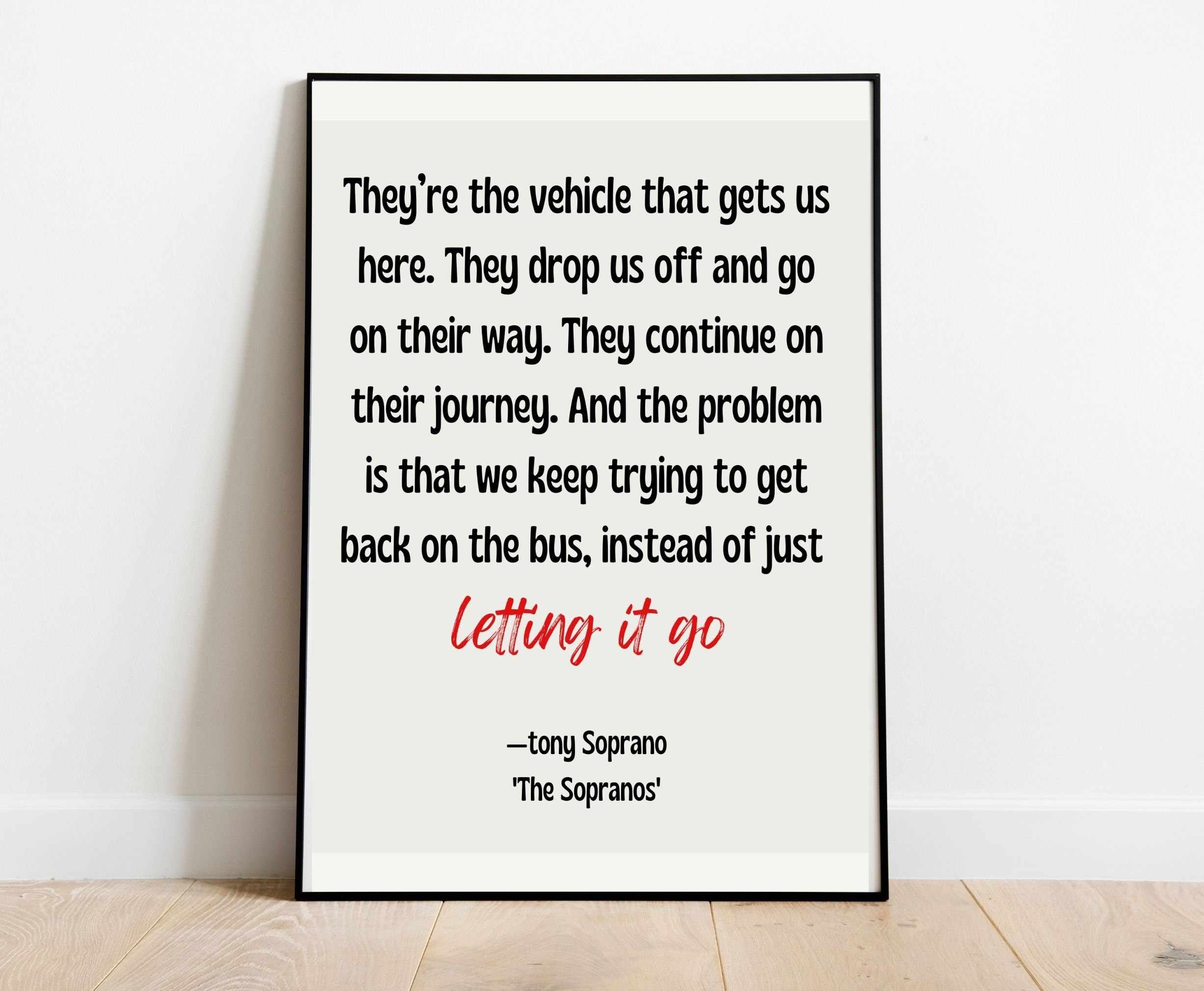 The Soprano Poster, the Soprano Quotes, the Soprano Print, the Soprano ...