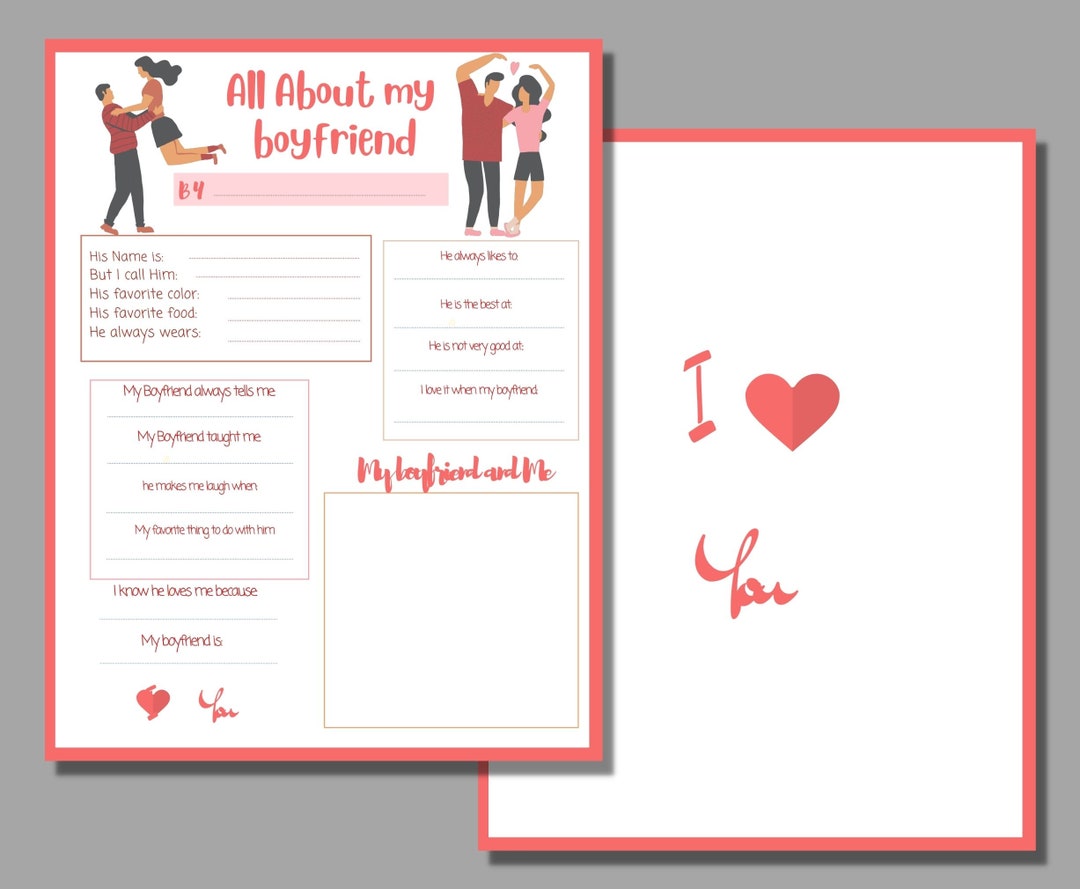 Valentine's Day Secret Pal Questionnaire, Printable Gift Exchange Wish ...