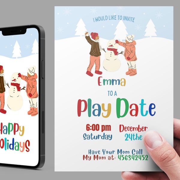 Playing Card Invite - Etsy