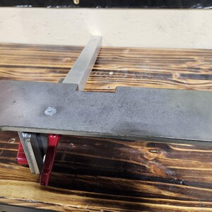 Work Table Attachment With 1.5 X 1.5" Aluminum Tool Bar for 2x72 Belt ...