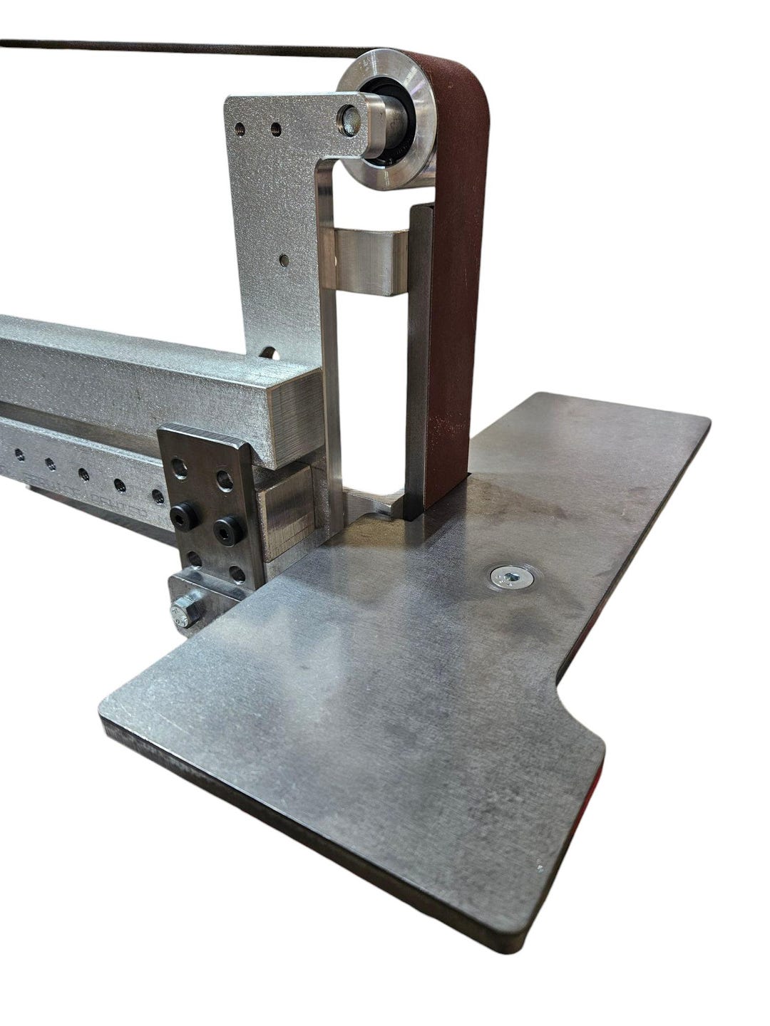 Work Table Attachment With 1.5 X 1.5" Aluminum Tool Bar for 2x72 Belt ...