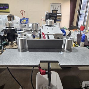 Work Table Attachment With 1.5 X 1.5" Aluminum Tool Bar for 2x72 Belt ...