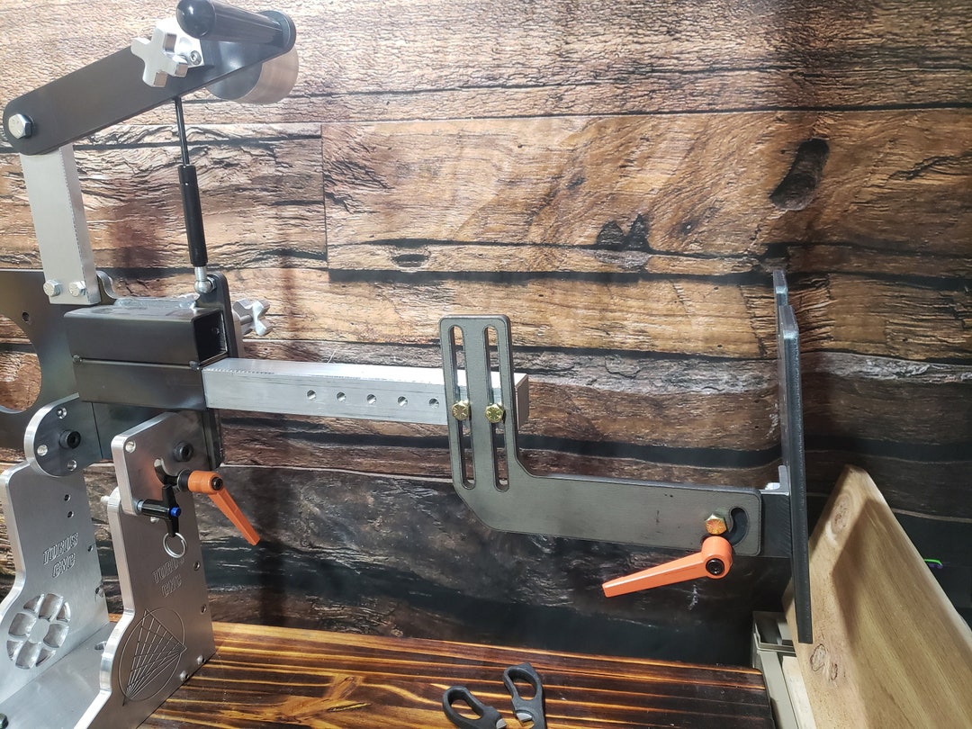 Work Table Attachment With 1.5 X 1.5 Aluminum Tool Bar for 2x72 Belt ...