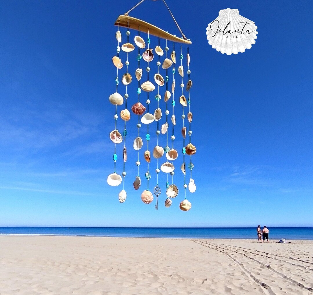 Boho Natural Seashell Wind Chimes/garden,home Decor/coastal Beach Style ...