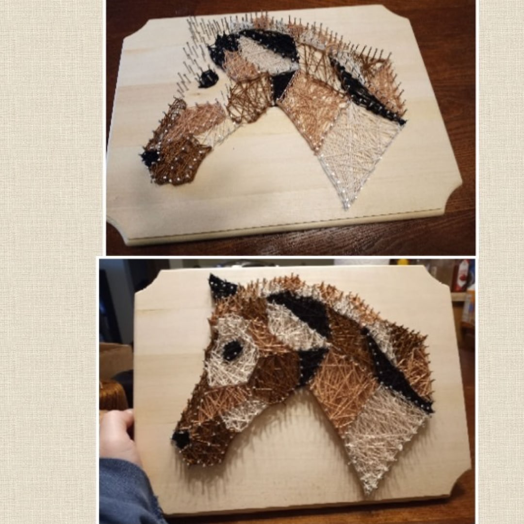 Horse String Art DIY Crafts for Adults Craft Kits Horse Decor ...