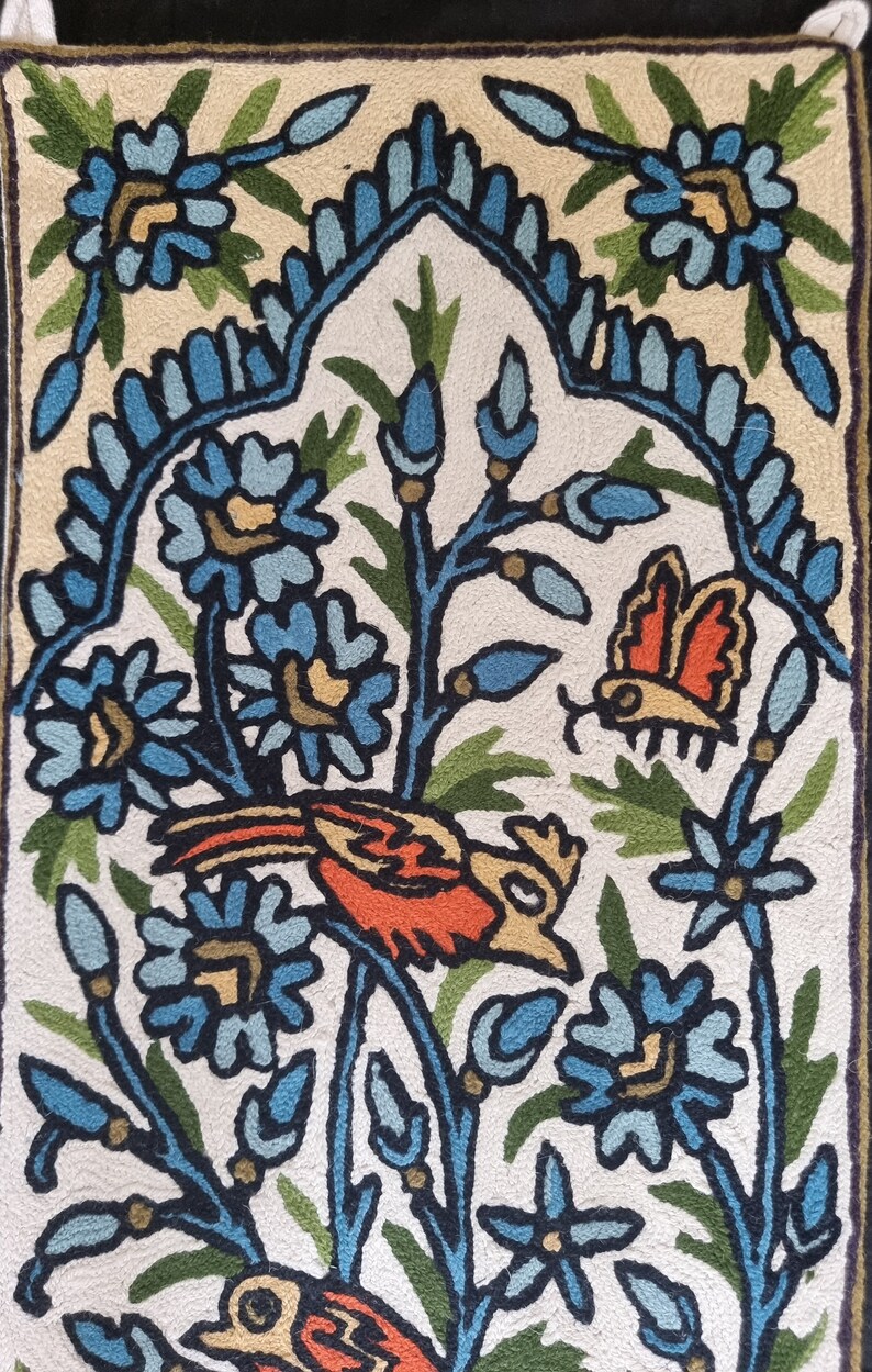 Kashmiri Tree of Life Chainstitch Wall Panel - Etsy