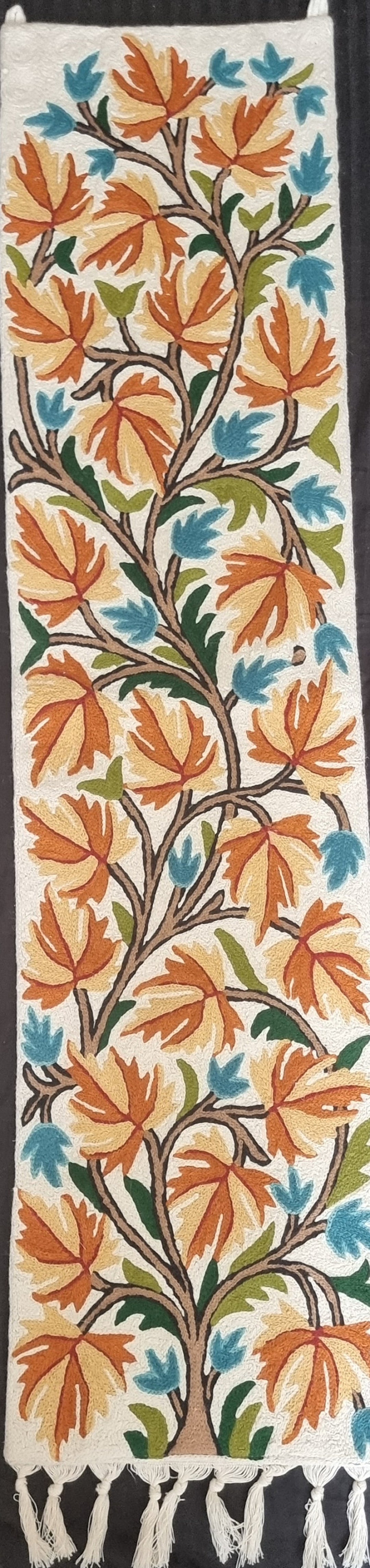 Kashmiri Tree of Life Chainstitch Wall Panel - Etsy