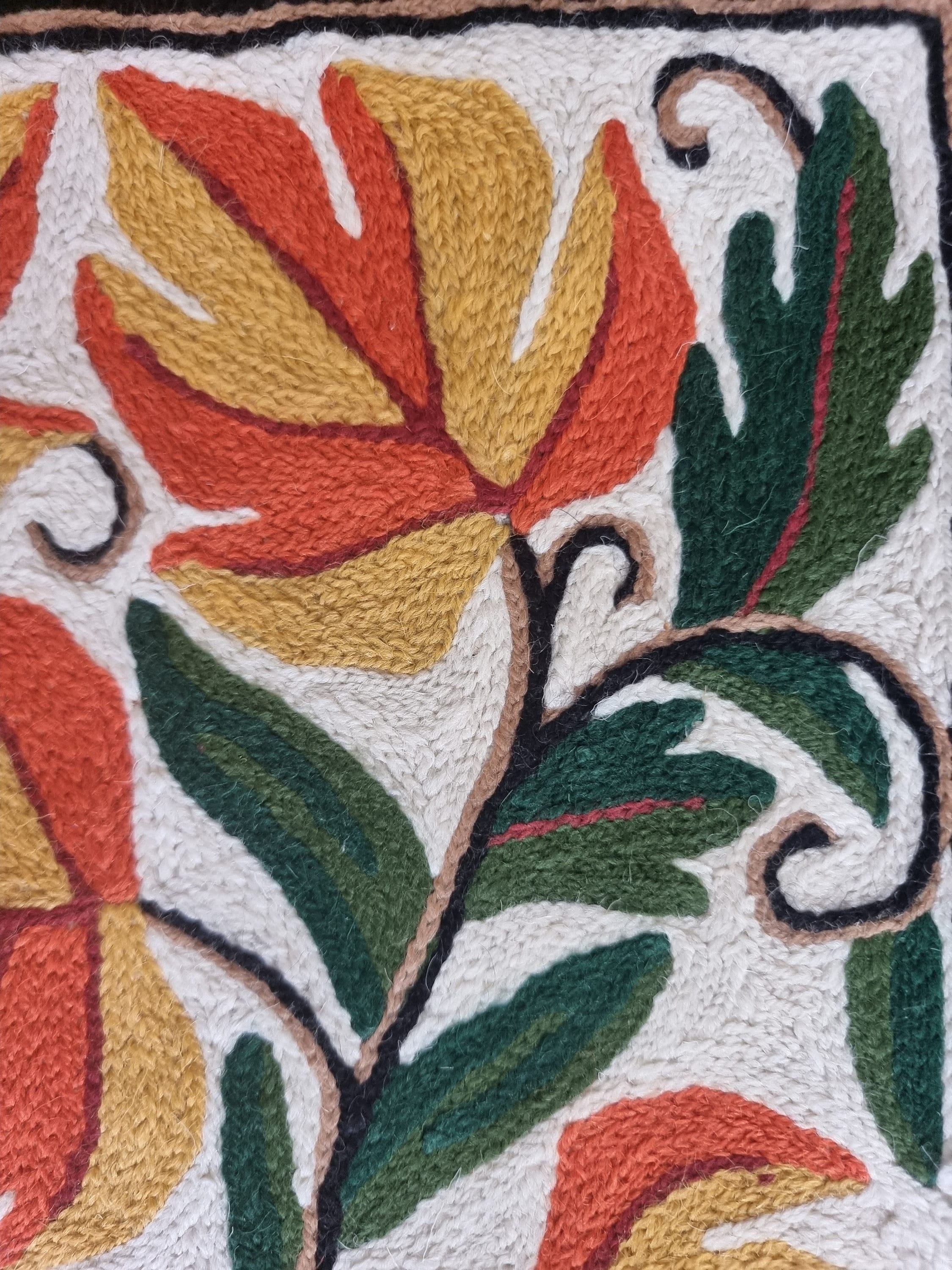 Kashmiri Tree of Life Chainstitch Wall Panel - Etsy