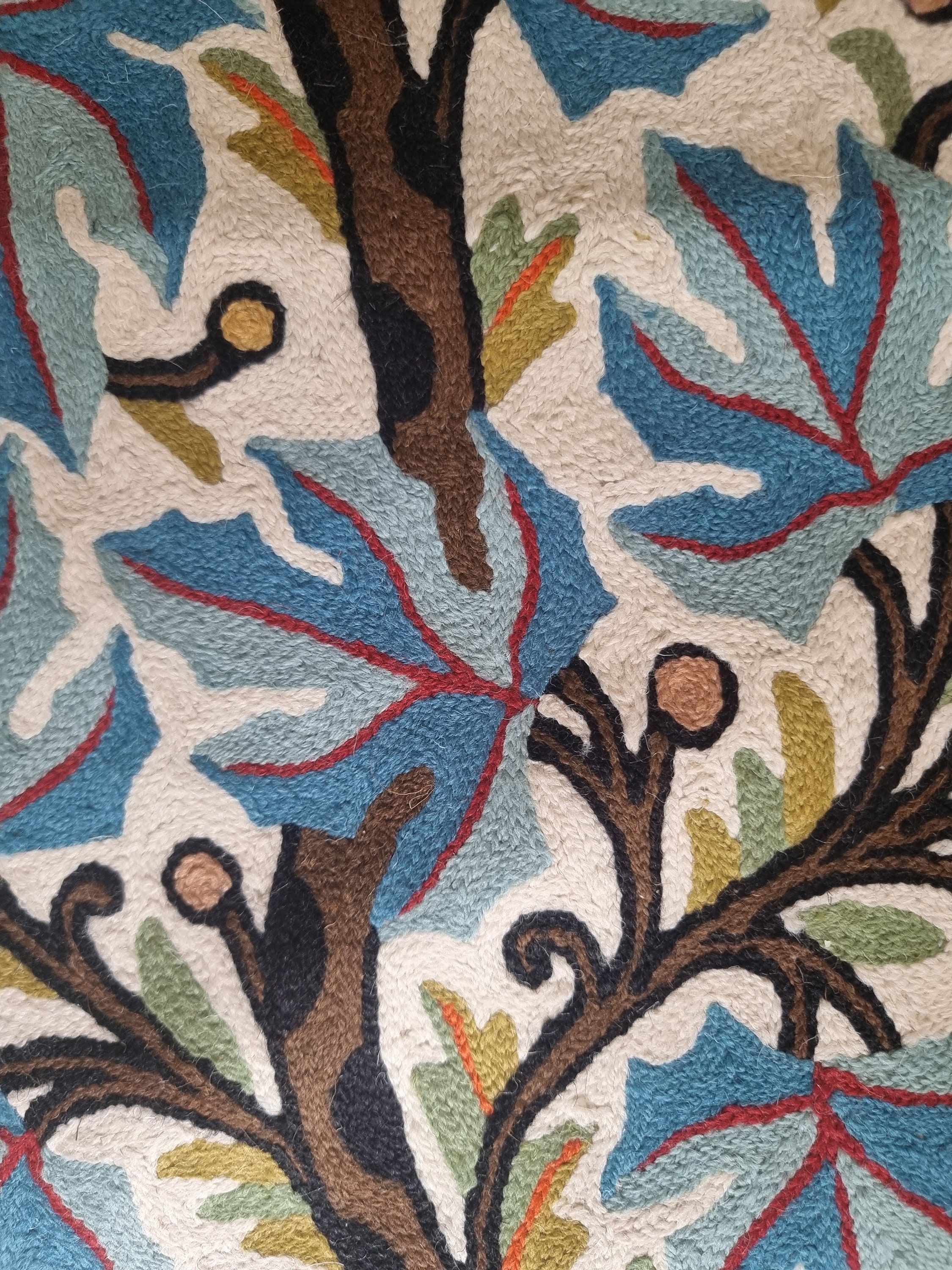 Kashmiri Tree of Life Chainstitch Wall Panel - Etsy