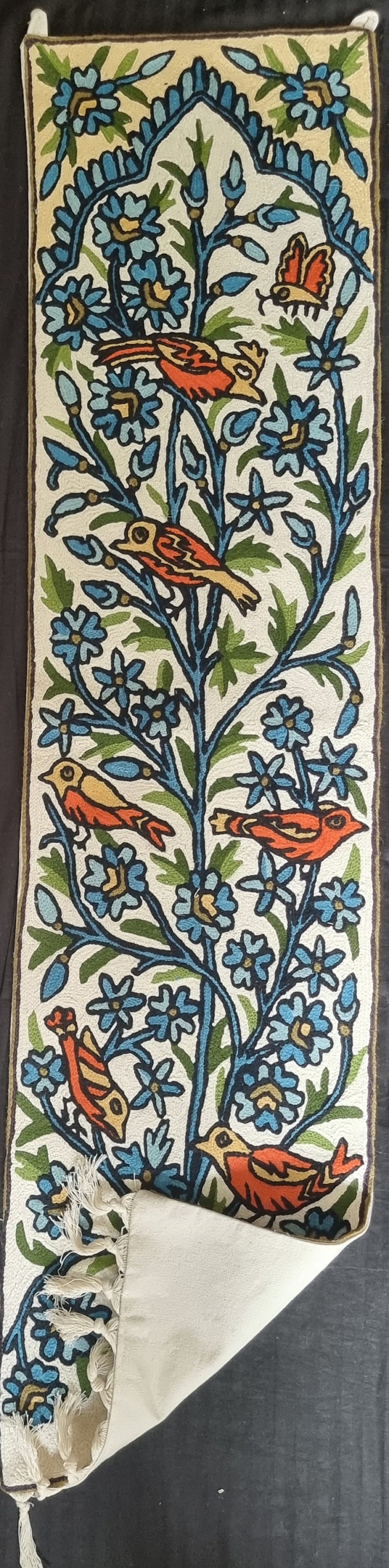 Kashmiri Tree of Life Chainstitch Wall Panel - Etsy