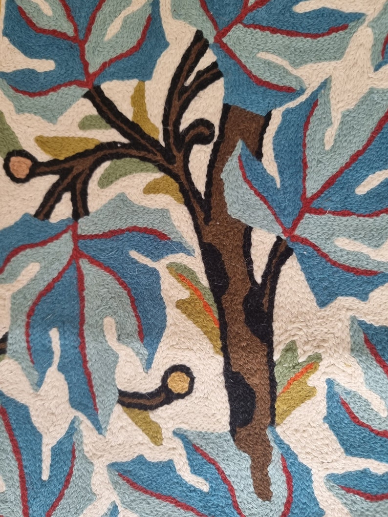 Kashmiri Tree of Life Chainstitch Wall Panel - Etsy