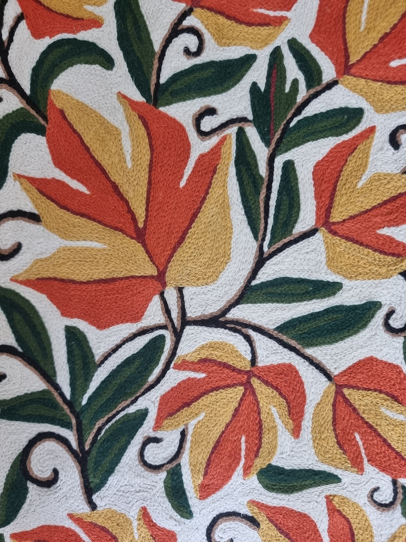 Kashmiri Tree of Life Chainstitch Wall Panel - Etsy