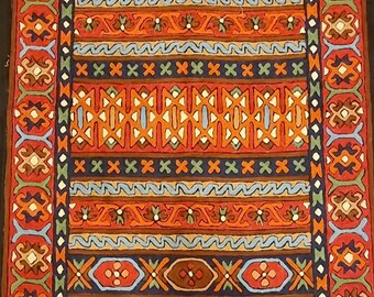 Kashmiri Tree of Life Chainstitch Wall Panel - Etsy