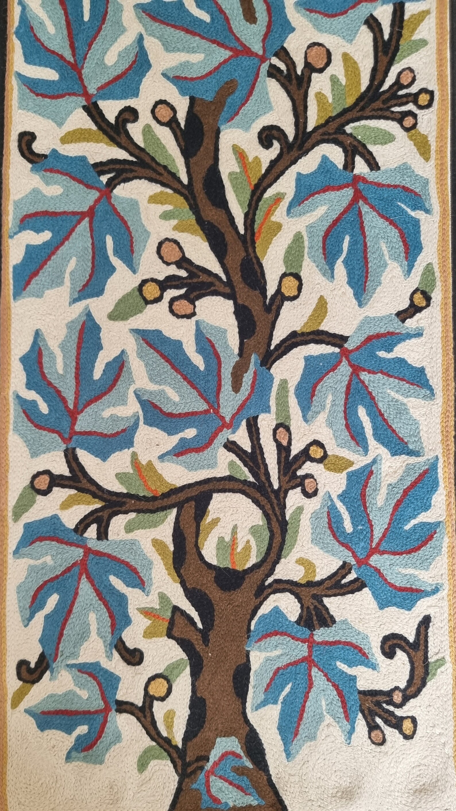 Kashmiri Tree of Life Chainstitch Wall Panel - Etsy