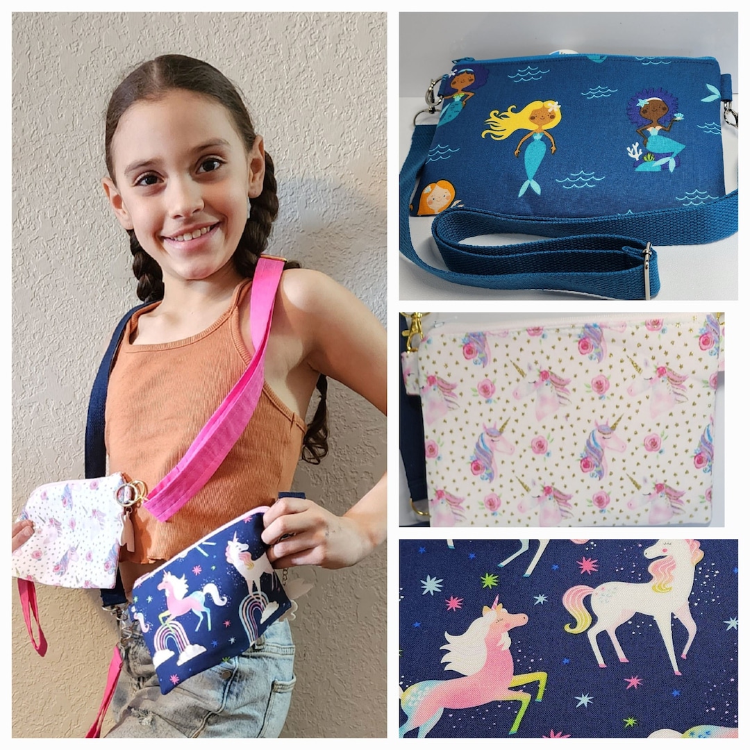 Kids Purse child's or Small Adult Bag Envelope/flat Style 8.5x 5.5 ...