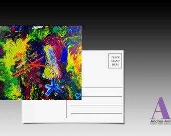 Acrylic Pour Cards - Etsy