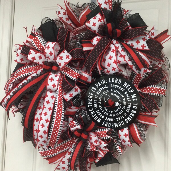Nurse Wreath - Etsy