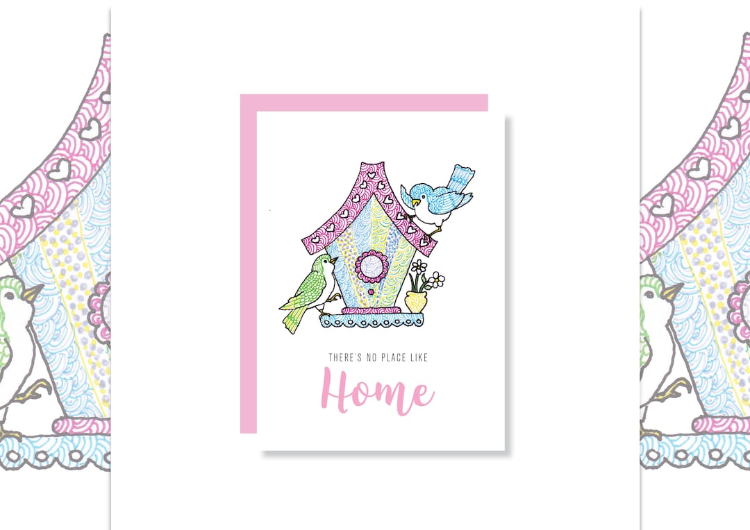 Theres No Place Like Home Card - Etsy