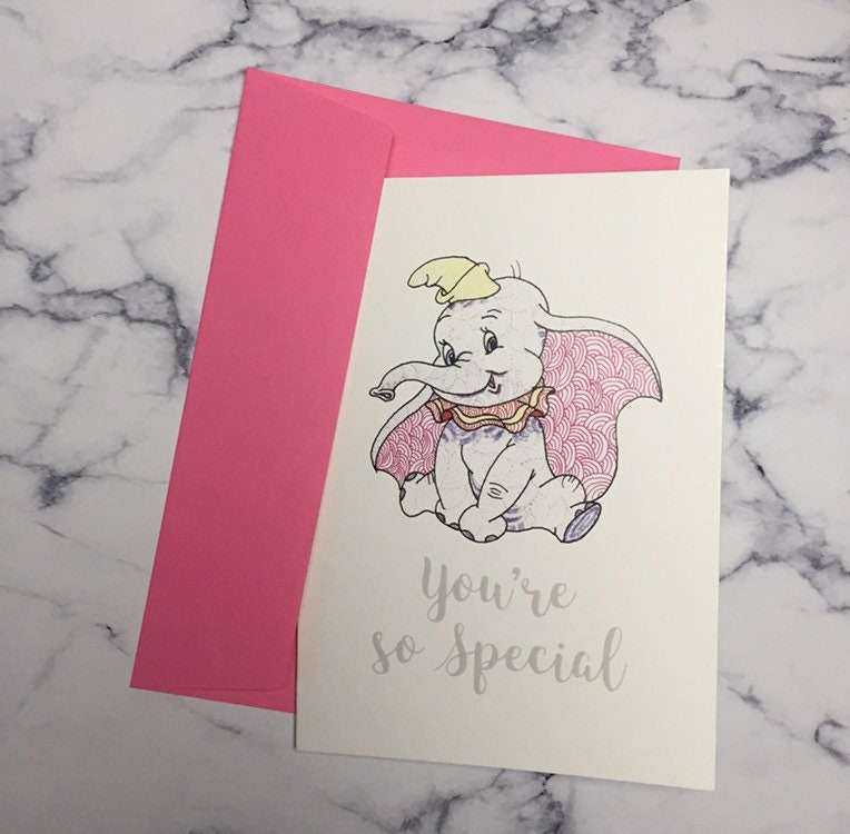 Dumbo card | Etsy