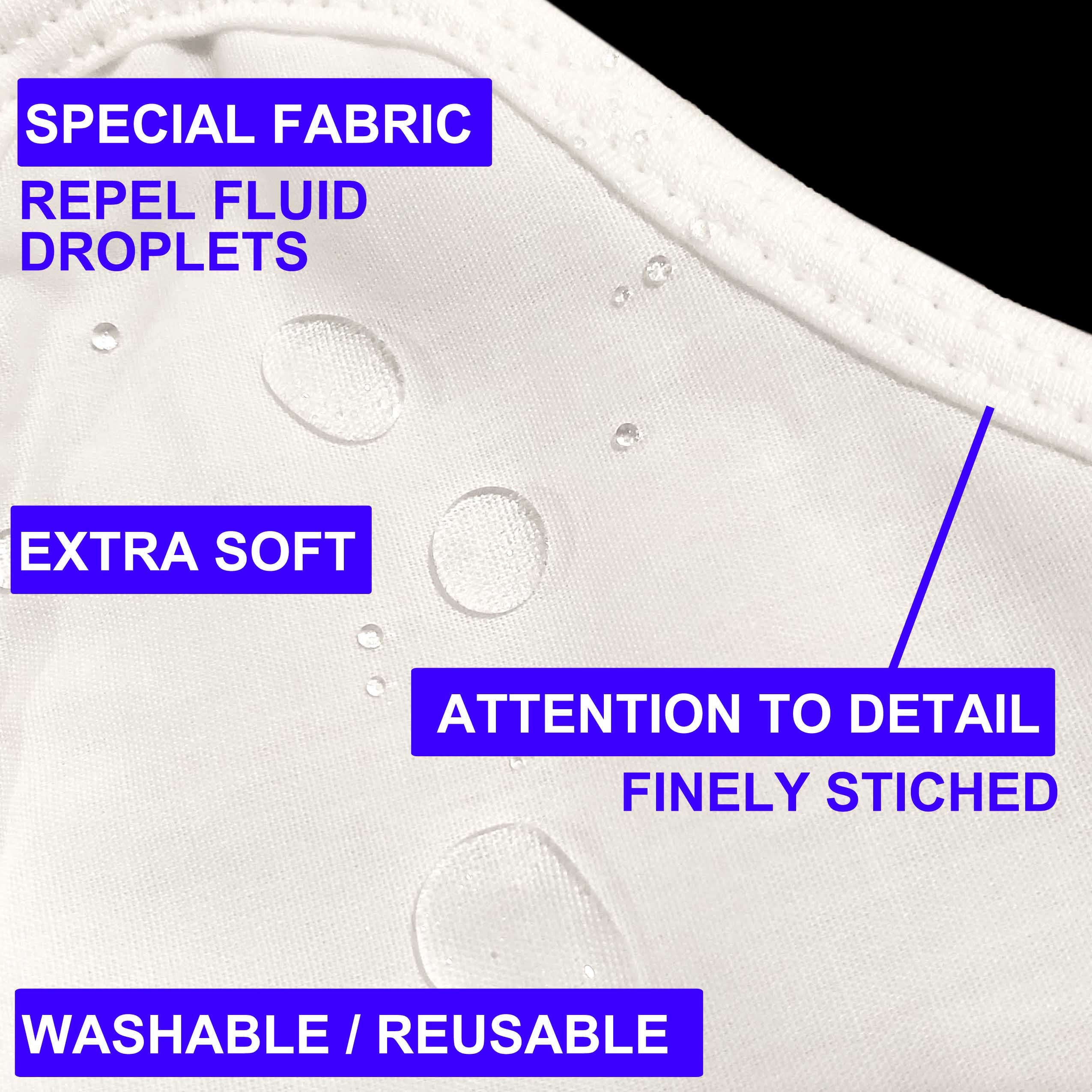 Nano Copper Nano Silver Filter Face Mask, 4 Layers Multi-filter Water ...