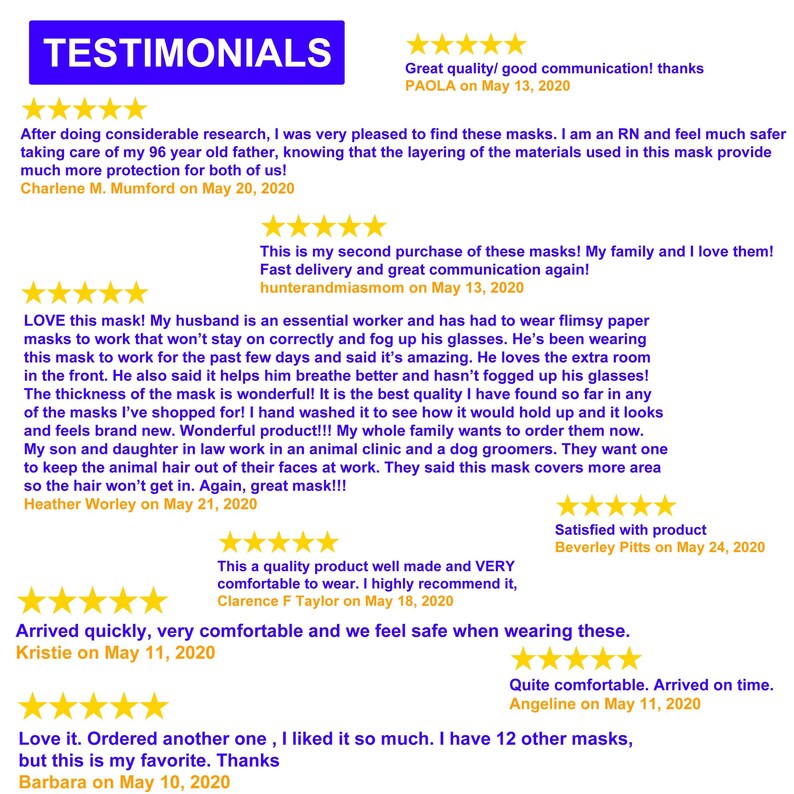 Nano Copper Nano Silver Filter Face Mask, 4 Layers Multi-filter Water ...