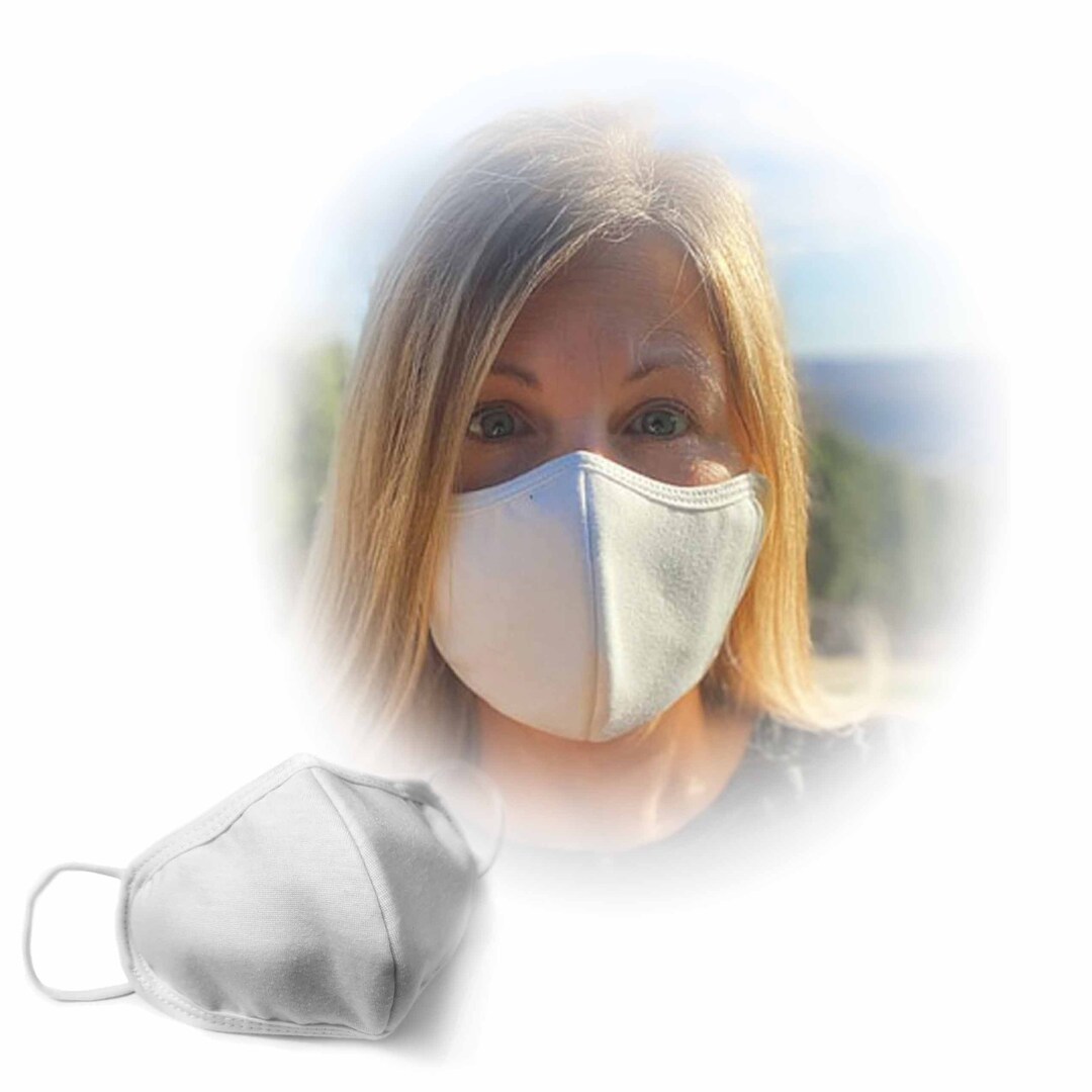 Nano Copper Nano Silver Filter Face Mask, 4 Layers Multi-filter Water ...