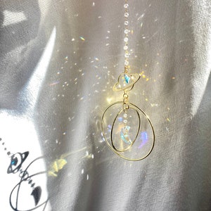 SPACE Suncatcher Crystal Outer Space Planets Alien Universe Galaxy Window Decor Art Unique Gift ...
