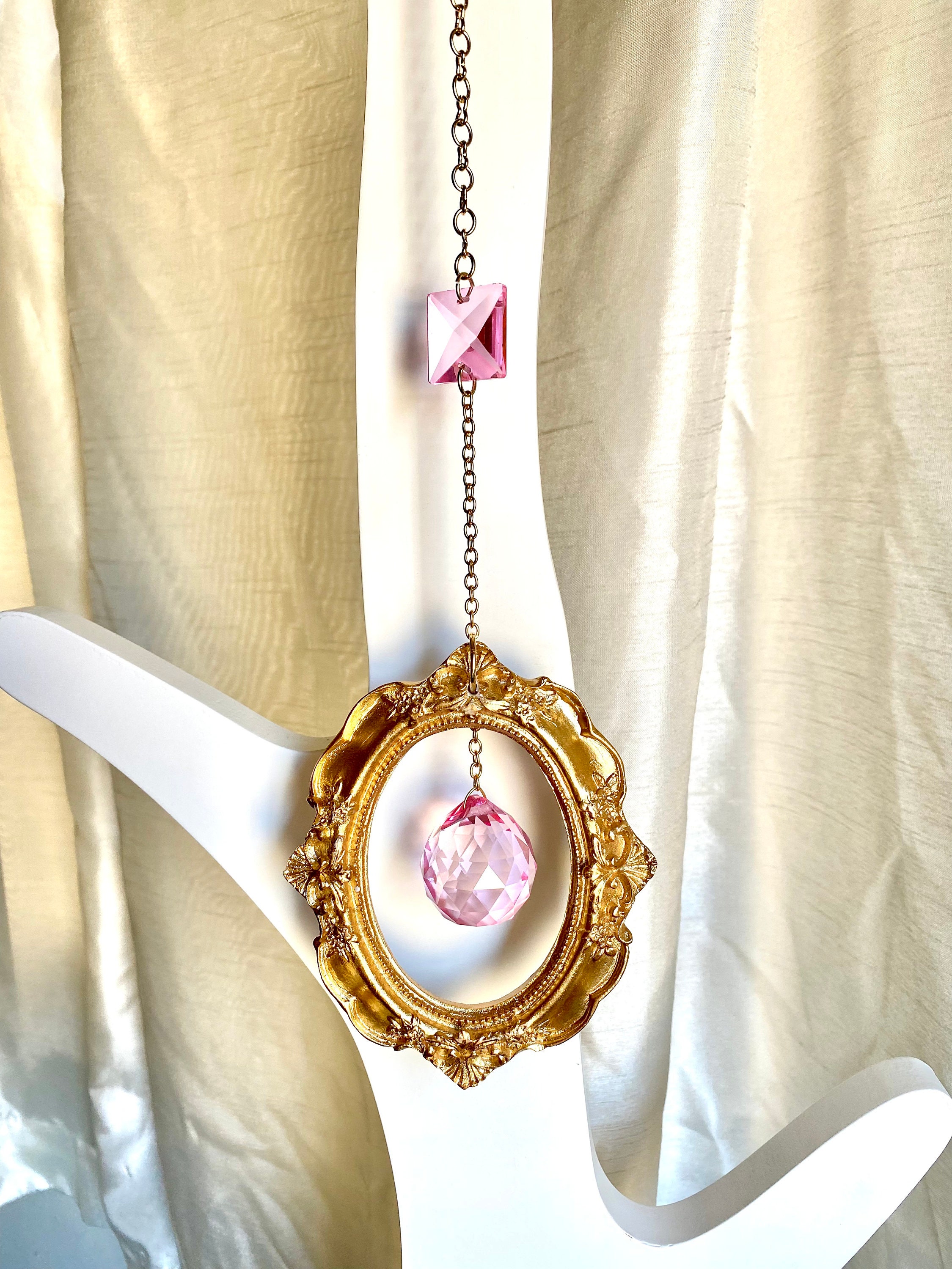 CUSTOM Prism Frame Suncatcher Vintage Antique Photo Crystal - Etsy