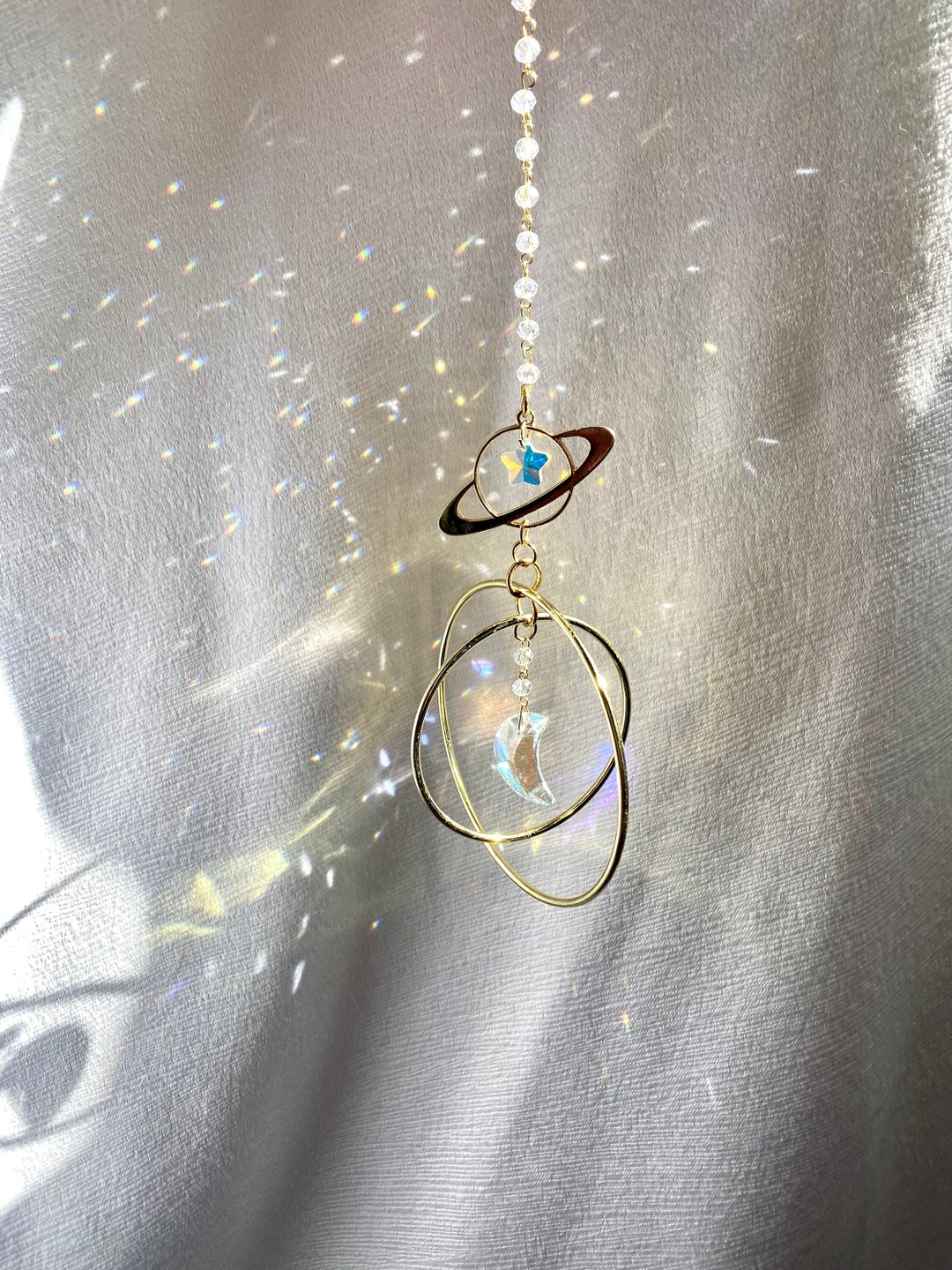 SPACE Suncatcher Crystal Outer Space Planets Alien Universe Galaxy ...