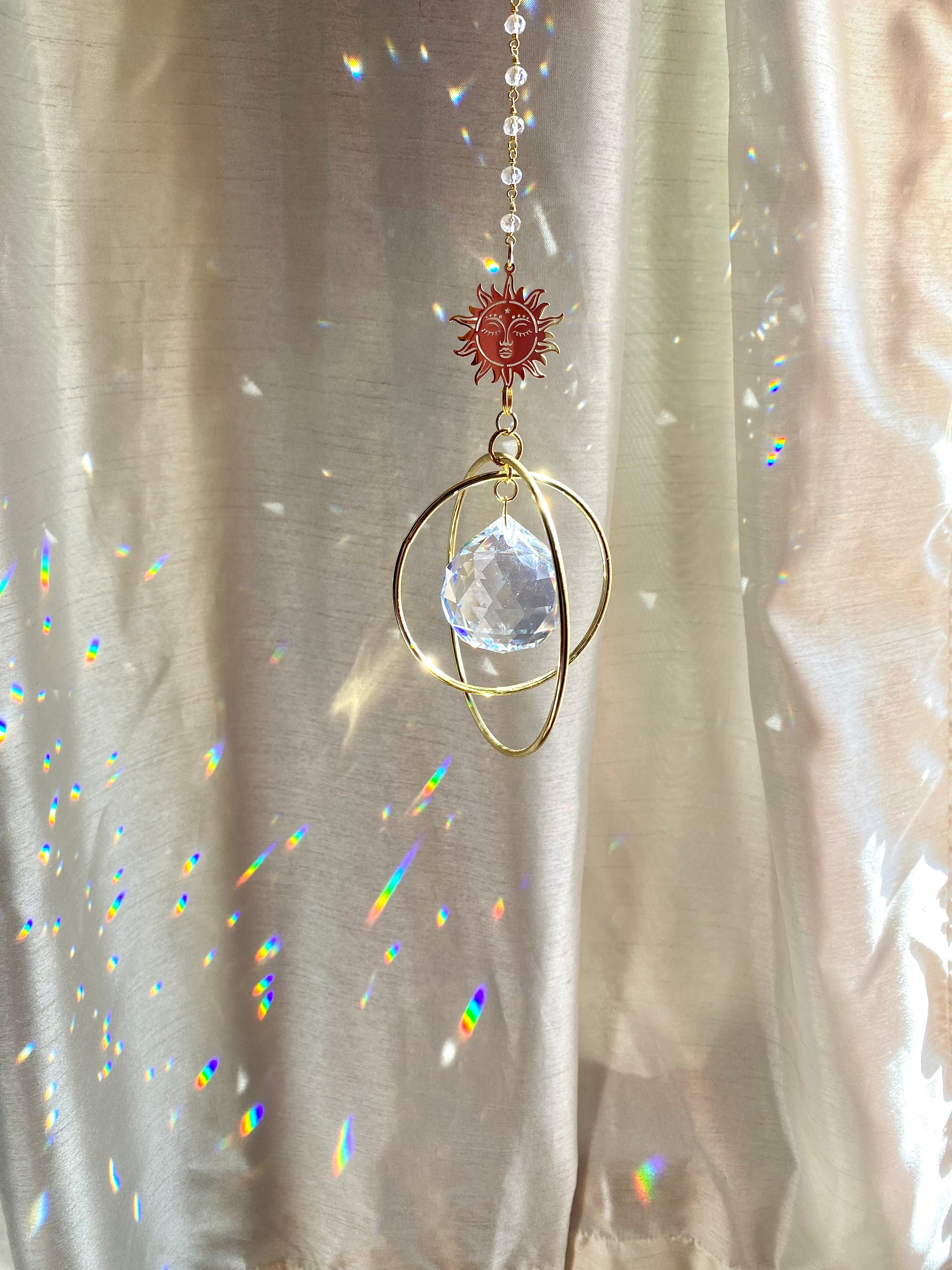 SUNNY Crystal Suncatcher Mirror Ball Wedding Disco Ball - Etsy