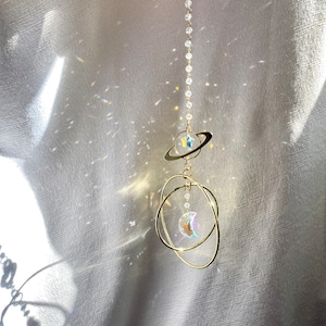 SPACE Suncatcher Crystal Outer Space Planets Alien Universe Galaxy Window Decor Art Unique Gift ...